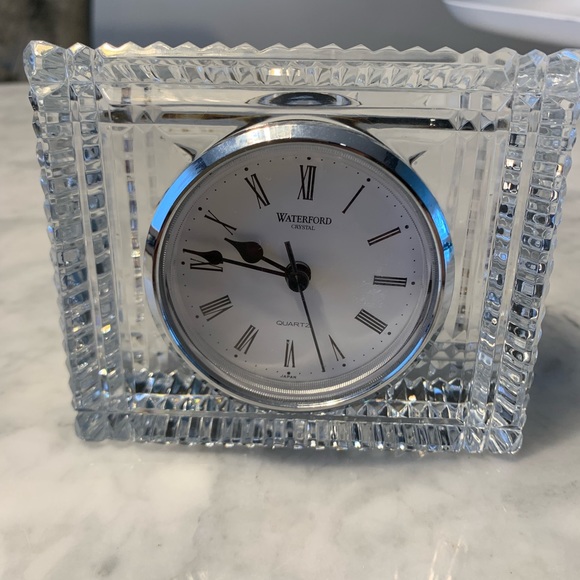 Waterford | Accents | Vintage Waterford Crystal Square Clock 4h X 45w X ...